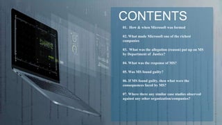 CASE STUDY ON MICROSOFT ANTITRUST CASE | PPT