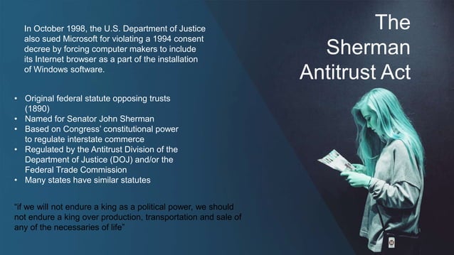 CASE STUDY ON MICROSOFT ANTITRUST CASE | PPT