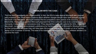 CASE STUDY ON MICROSOFT ANTITRUST CASE | PPT