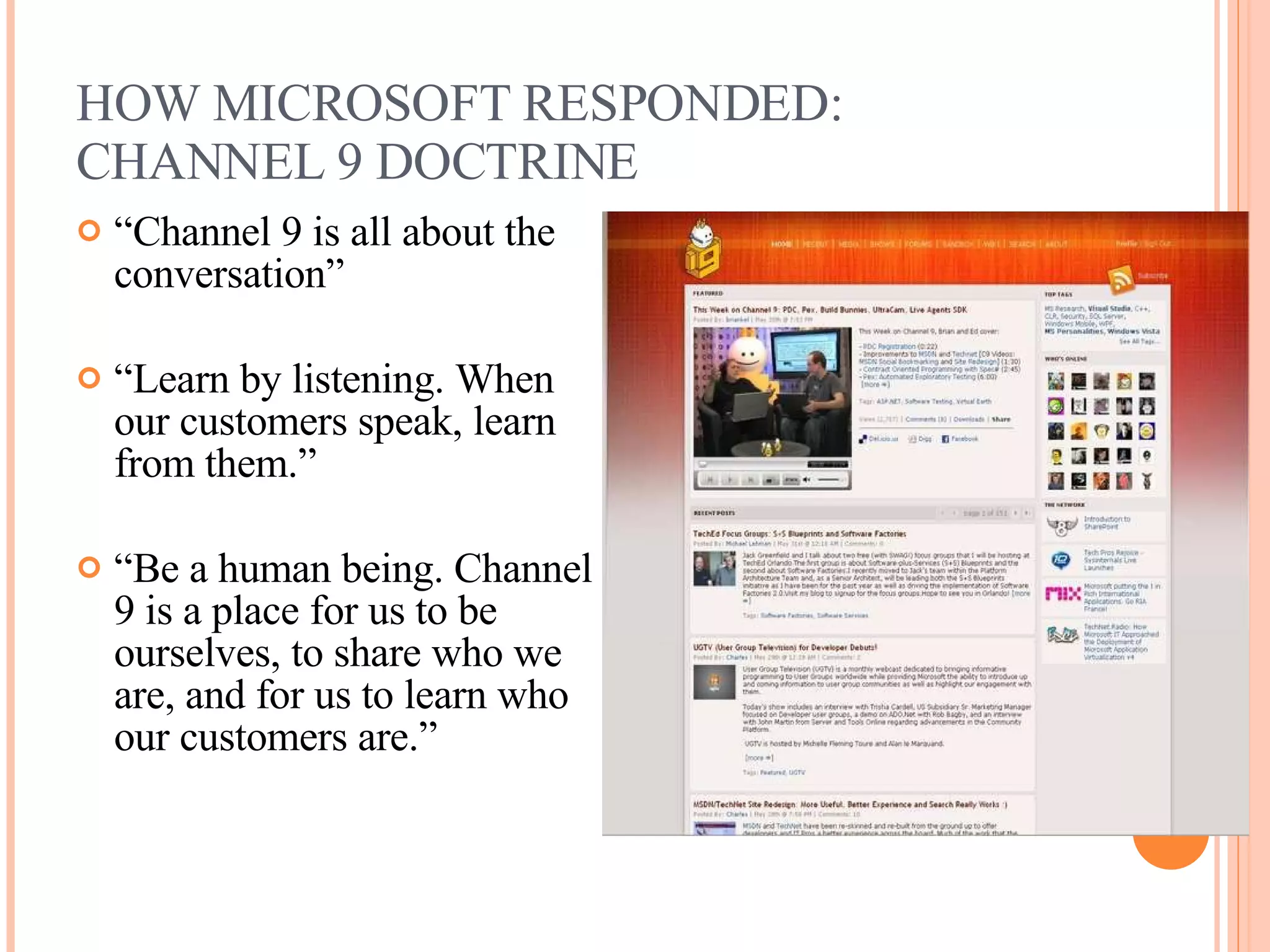 Microsoft Channel 9 | PPT
