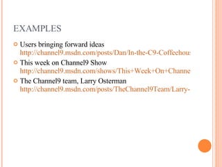 Microsoft Channel 9 | PPT | Technology & Computing