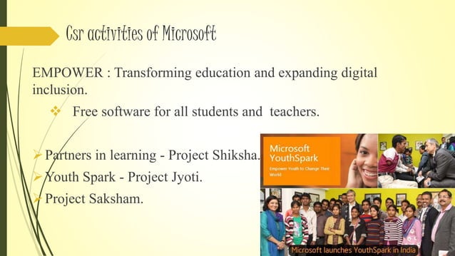 Microsoft CSR | PPT