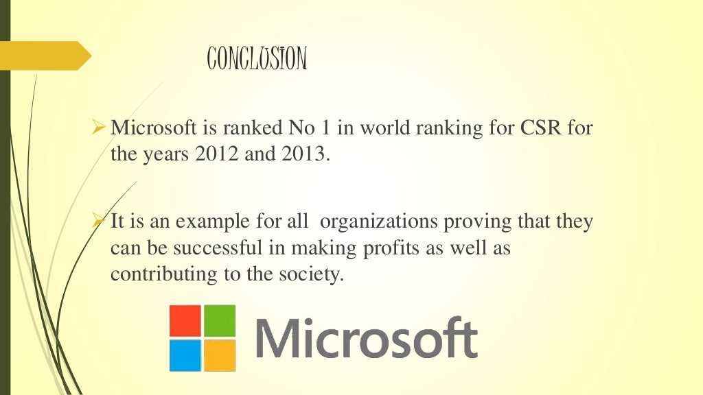 Microsoft CSR