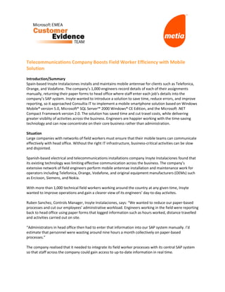 Microsoft Customer Evidence | PPT