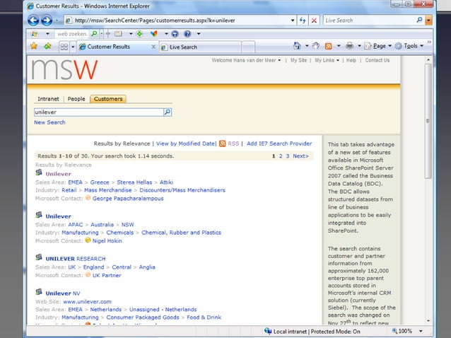 Microsoft Enterprise Search | PDF