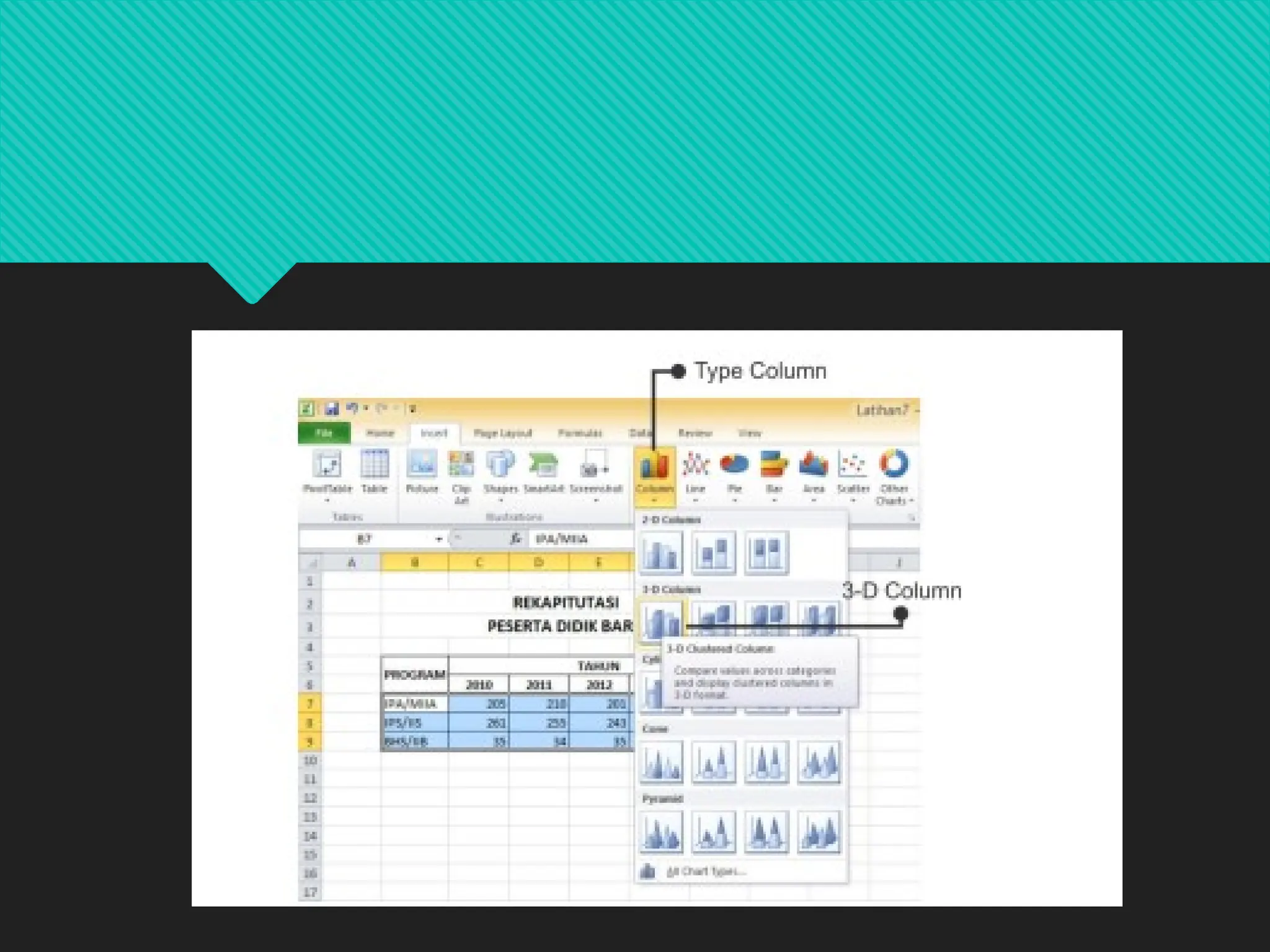 POWER POINT MICROSOFT EXCEL KELAS 9 SEMESTER 1 | PPTX
