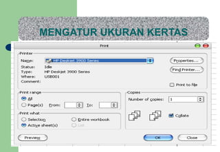 tata cara penggunaan dan tools pada microsoft-excel bahan-ajar tik | PPT