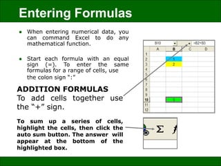Microsoft excel-presentation | PPTX | Computing | Technology & Computing