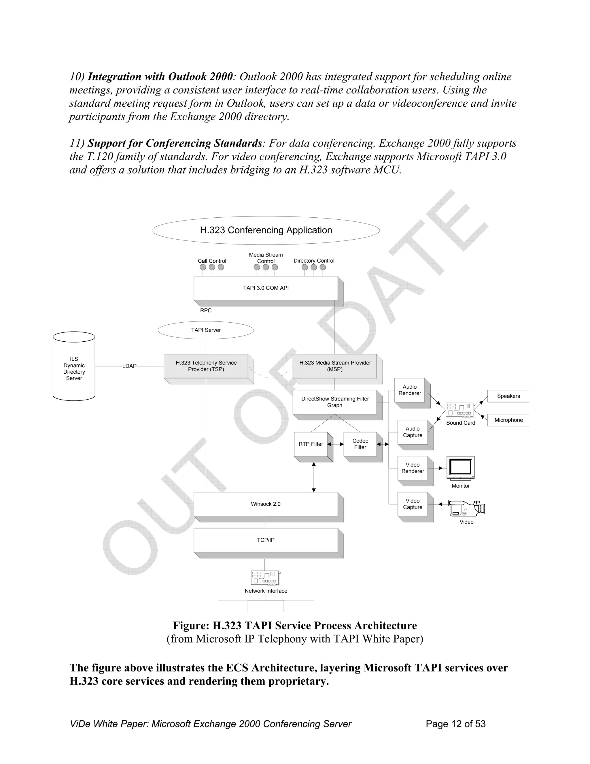 Microsoft® Exchange 2000 Conferencing Server | PDF