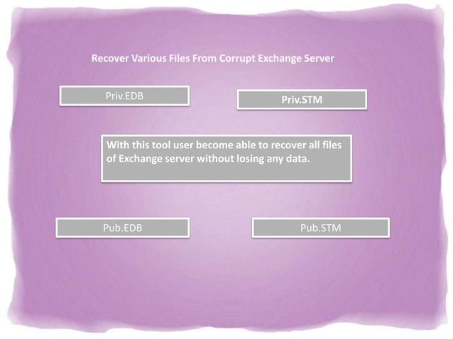 Microsoft exchange-server-recovery | PPTX | Email | Internet