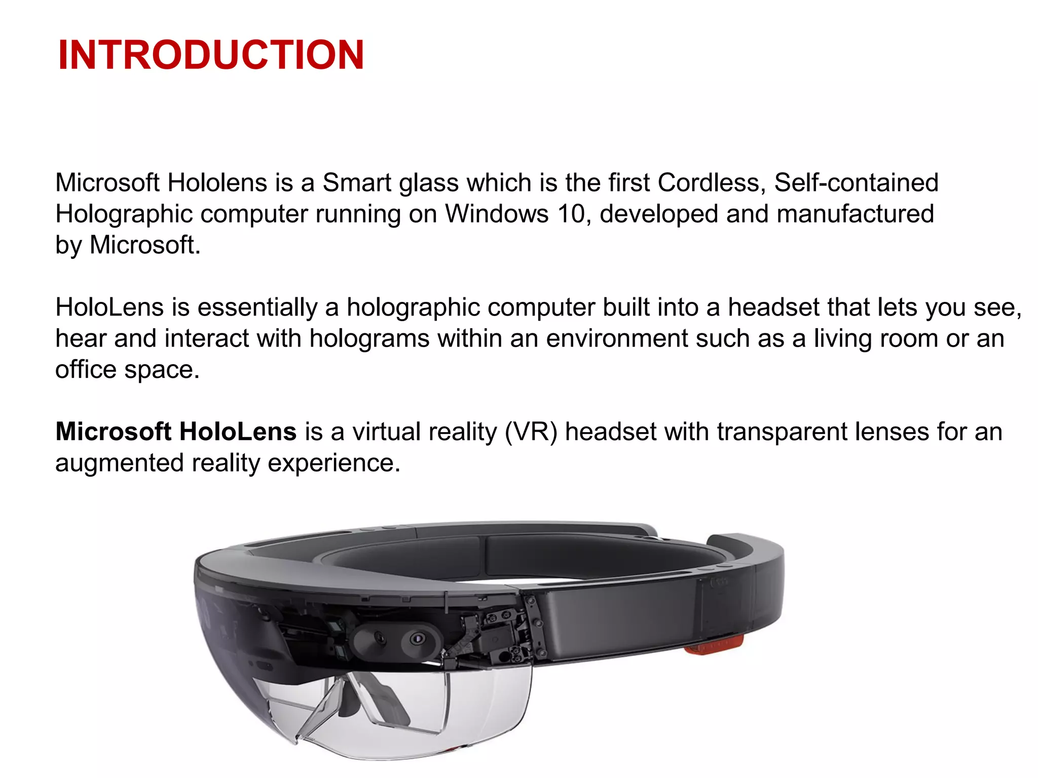 Microsoft holo lens | PPT