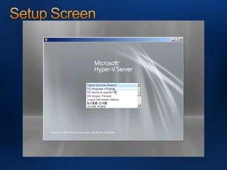 Microsoft Hyper V Server 2008 | PPT