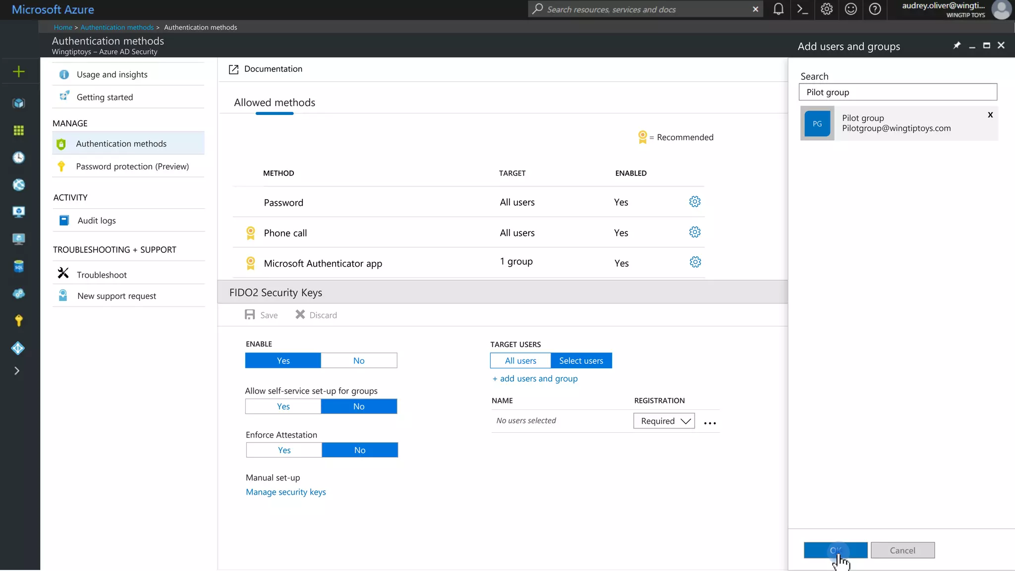 Microsoft's Implementation Roadmap for FIDO2 | PDF