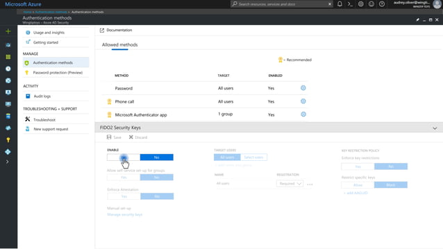 Microsoft's Implementation Roadmap for FIDO2 | PDF
