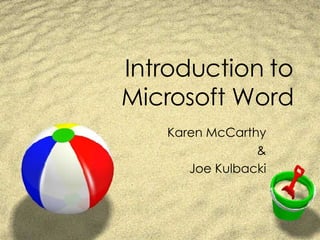 Microsoft Intro | PPT | Desktop Publishing | Computer Software and ...