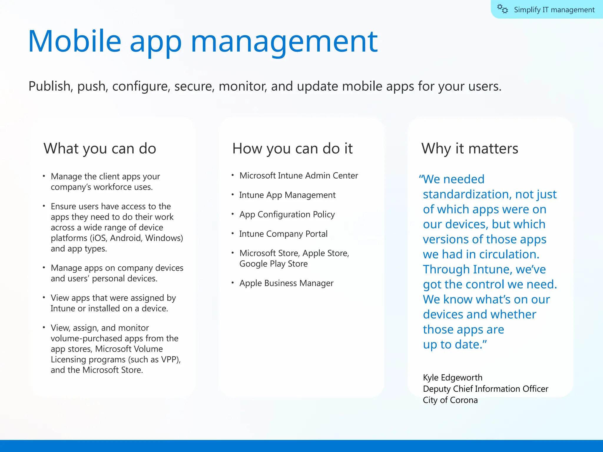 Microsoft Intune Deployment Guide to align | PPTX