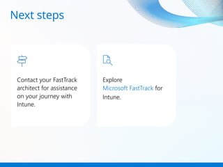 Microsoft Intune Deployment Guide to align | PPTX