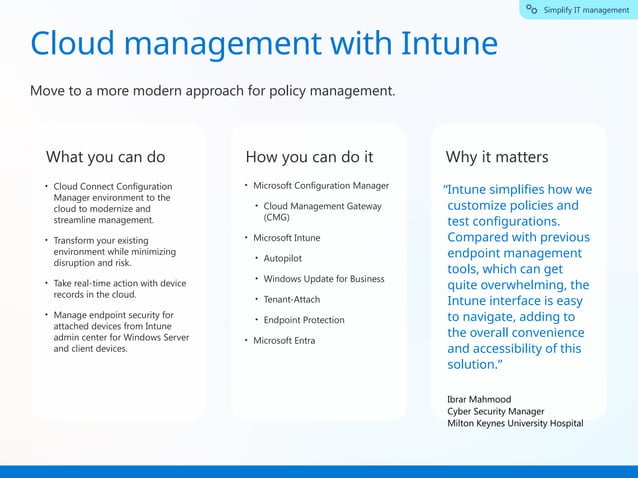 Microsoft Intune Deployment Guide to align | PPTX