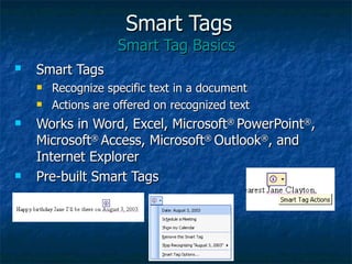 Microsoftï¿½ .NET and Microsoftï¿½ Office 2003 | PPT