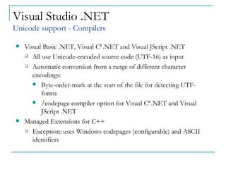 Microsoft .NET Development Platform Internationalization | PPT