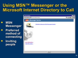 Microsoft NetMeeting: How It Can Work for You | PPT