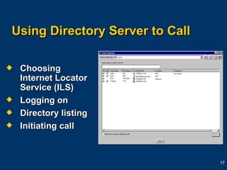 Microsoft NetMeeting: How It Can Work for You | PPT