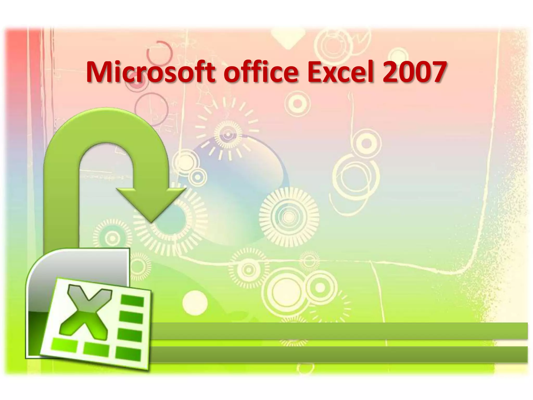 Microsoft office-excel-2007 | PPT