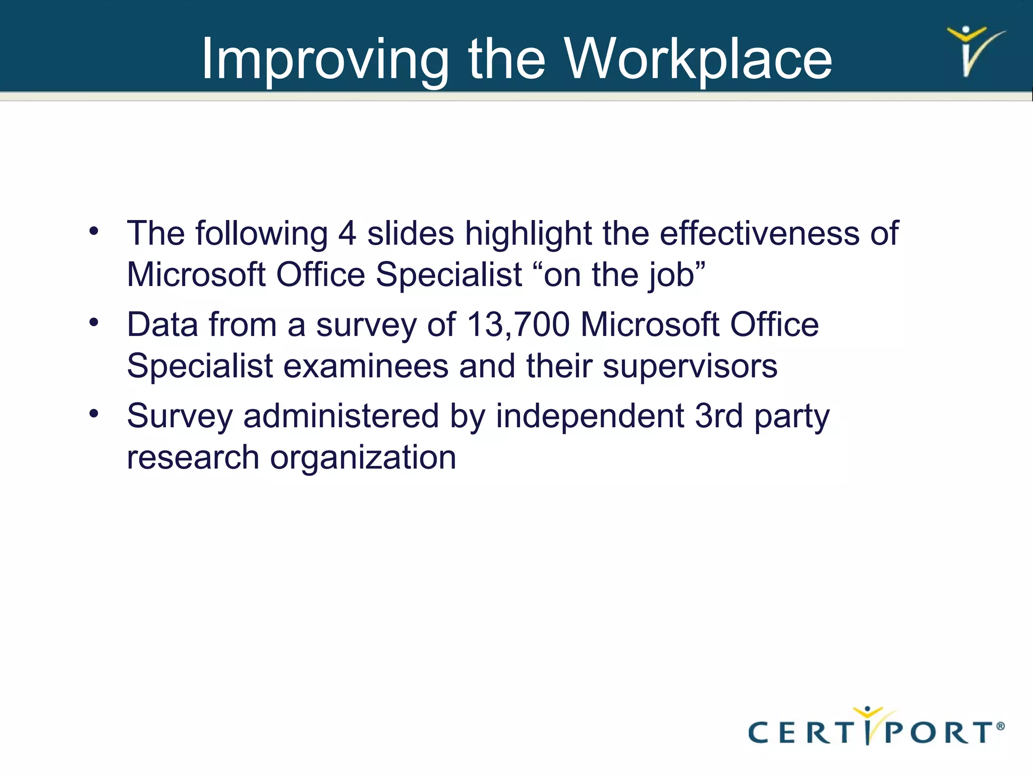 Microsoft Office Specialist | PPT