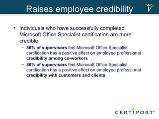 Microsoft Office Specialist | PPT