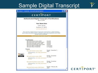 Microsoft Office Specialist | PPT