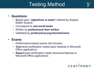 Microsoft Office Specialist | PPT