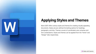 Microsoft- Office- Word- 2007 pdf | PPT