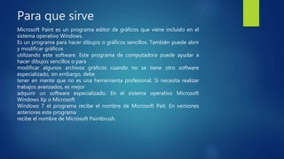 Microsoft paint | PPTX