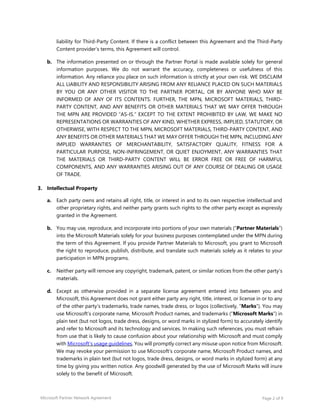 Microsoft partner-network-agreement | PDF
