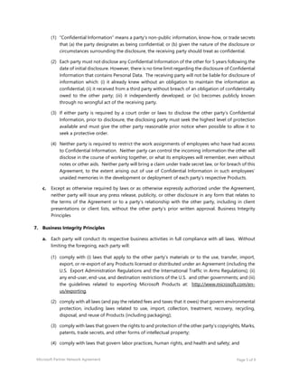 Microsoft partner-network-agreement | PDF