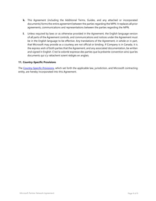 Microsoft partner-network-agreement | PDF