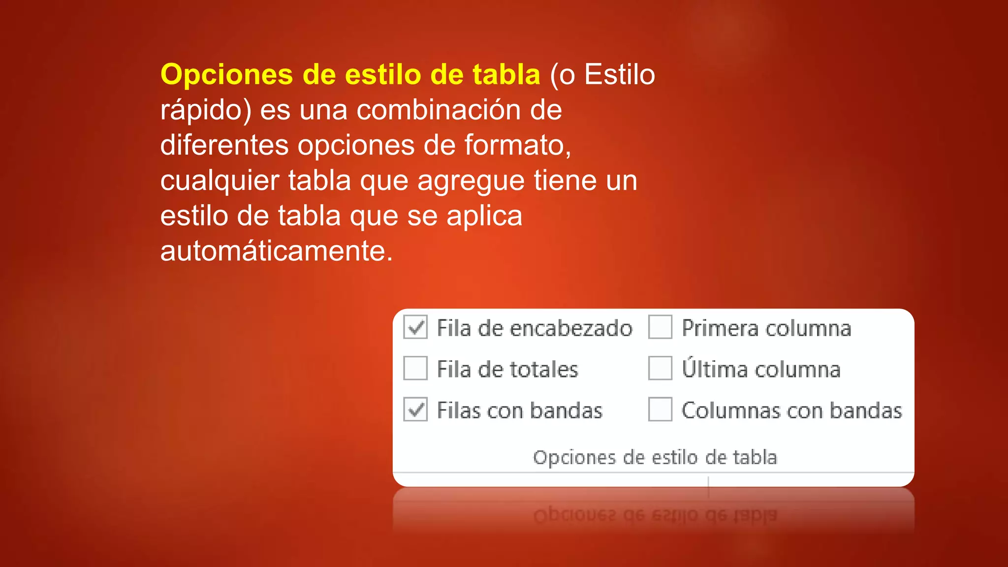 Microsoft power point- Herramientas de tabla | PPTX