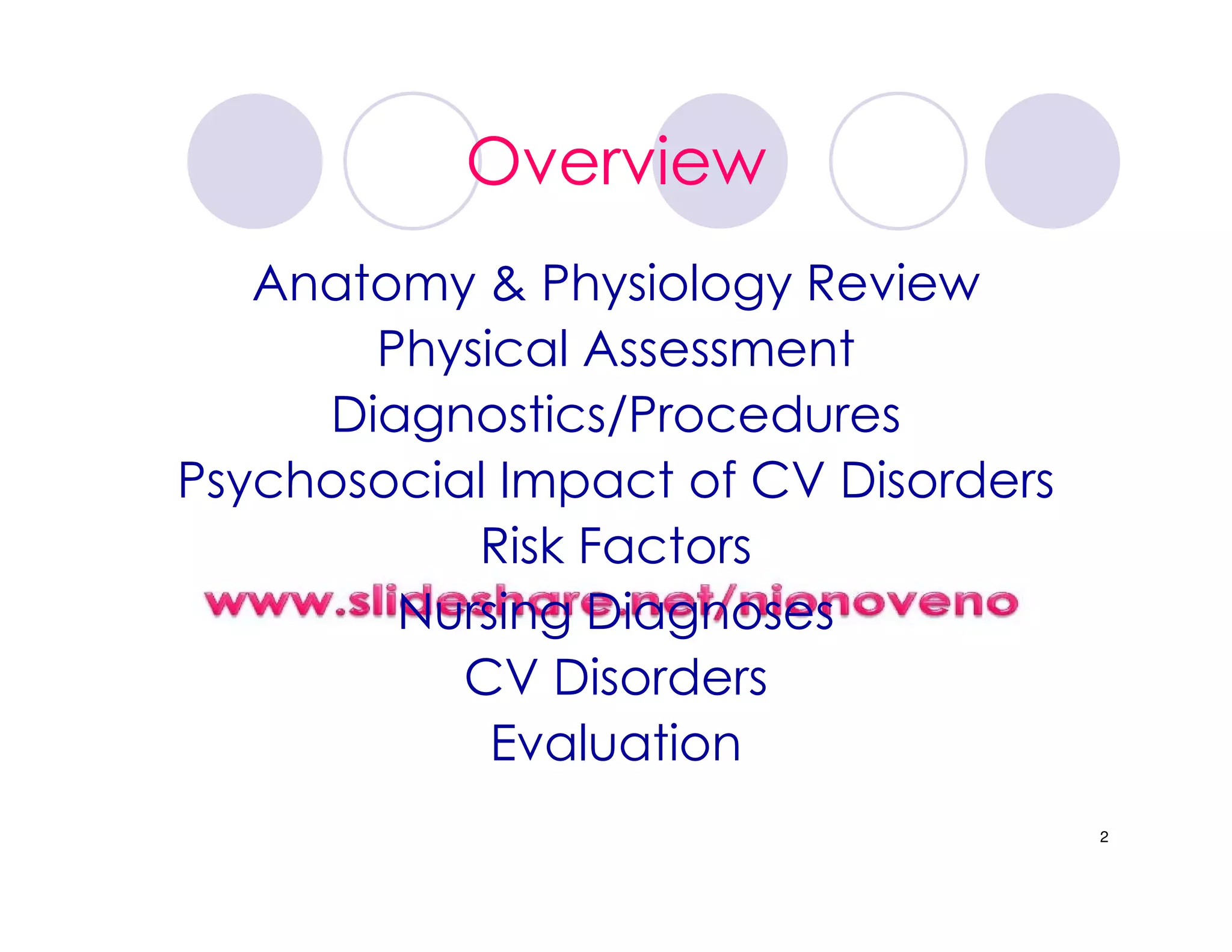 Microsoft Power Point Cardiovascular Disorders Ebi | PDF