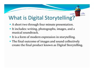 Microsoft Power Point Digital Story Telling And Increasing Literacy ...