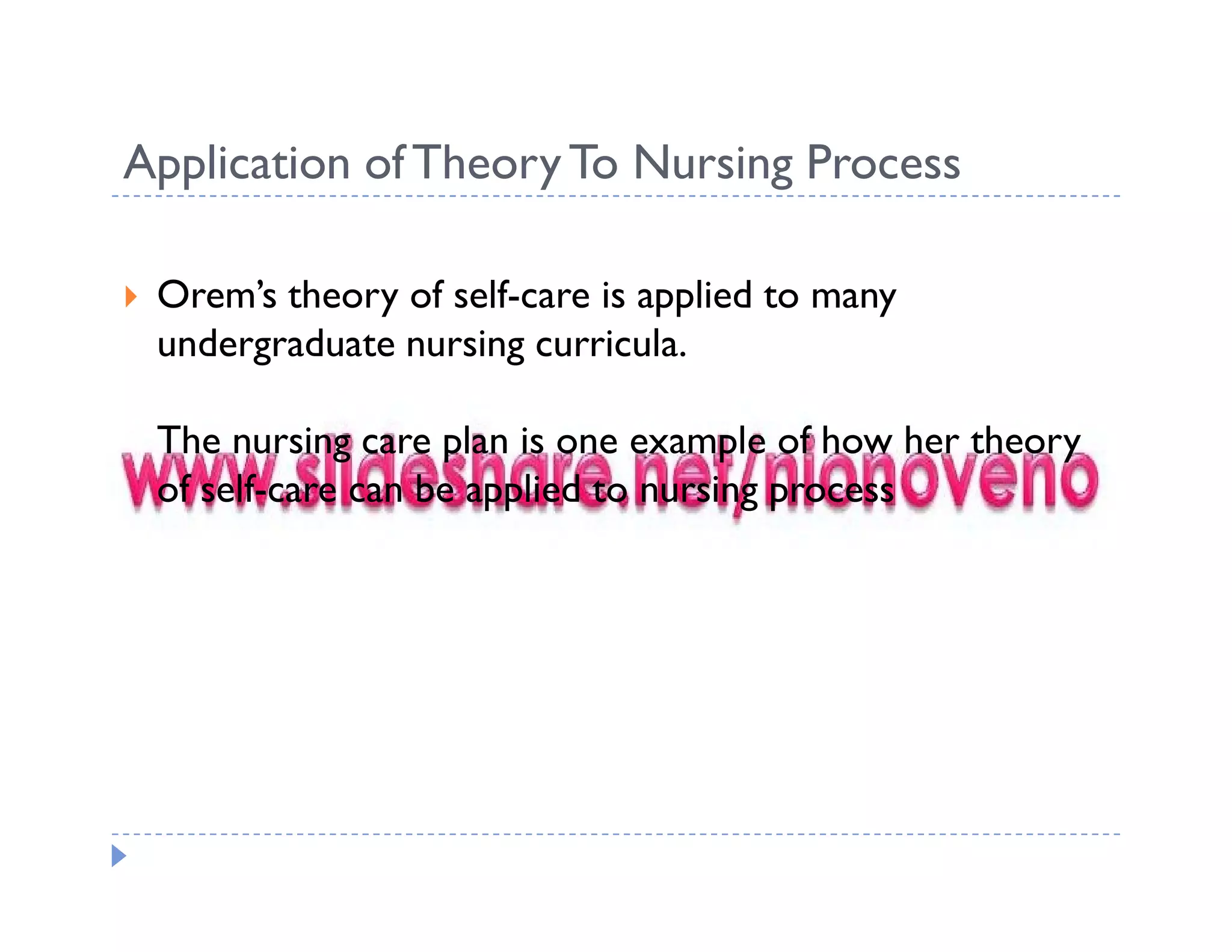 Microsoft Power Point Theories Of Nursing | PDF