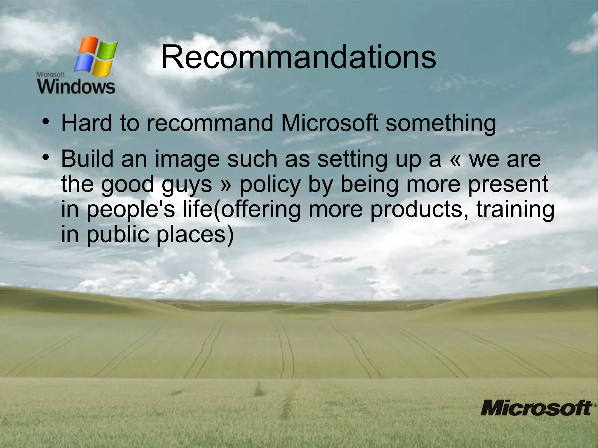 Microsoft Distribution Channels Presentation | PPT