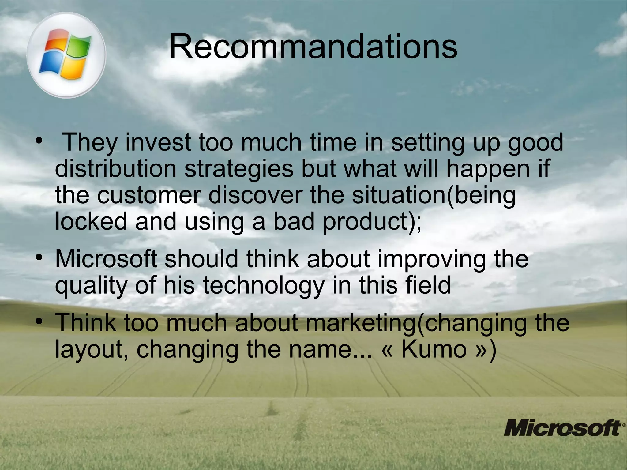 Microsoft Distribution Channels Presentation | PPT