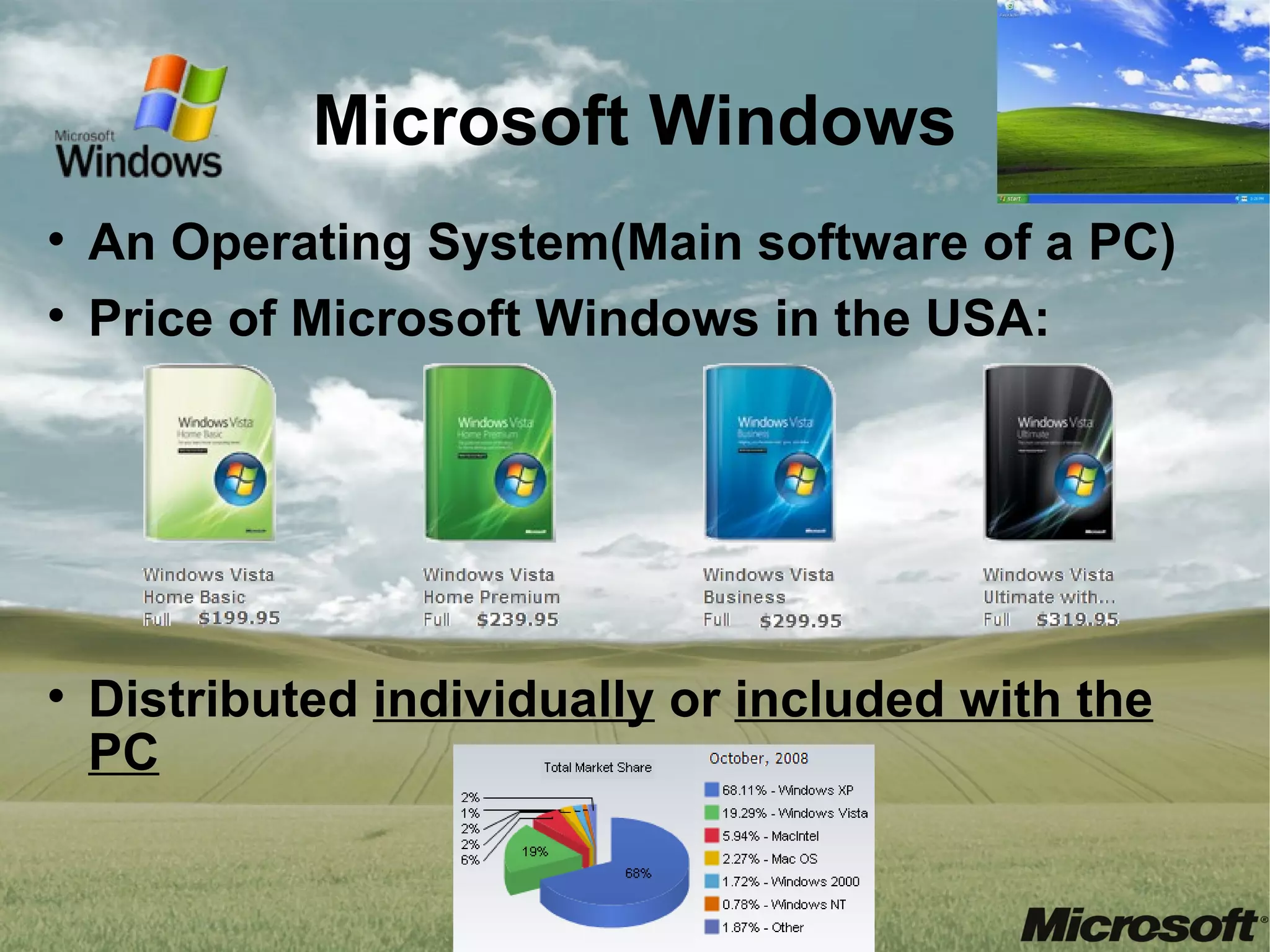 Microsoft Distribution Channels Presentation | PPT
