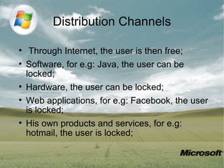 Microsoft Distribution Channels Presentation | PPT