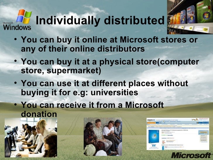 Microsoft Distribution Channels Presentation