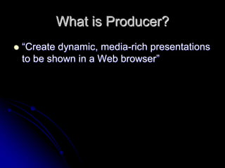 microsoft producer | PDF