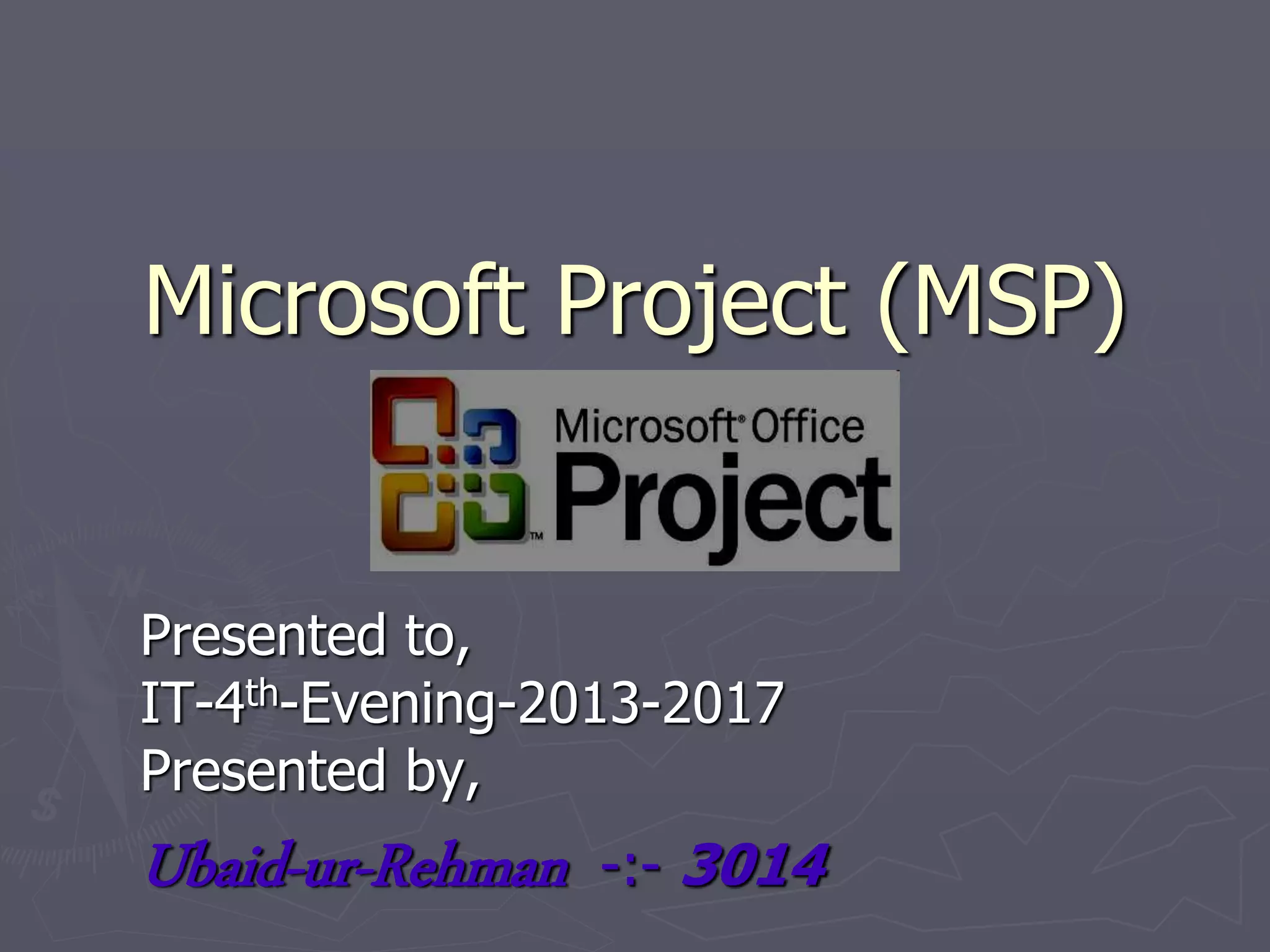 Microsoft Project | PPTX