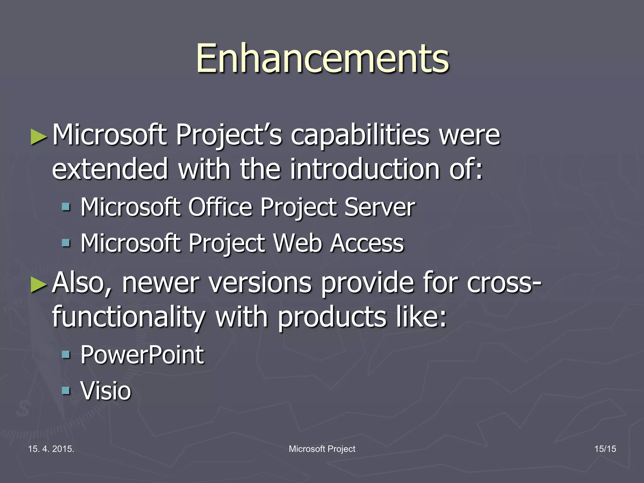 Microsoft Project | PPT