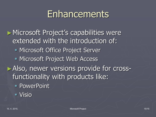 Microsoft Project | PPT