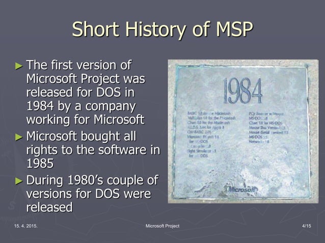 Microsoft Project | PPT